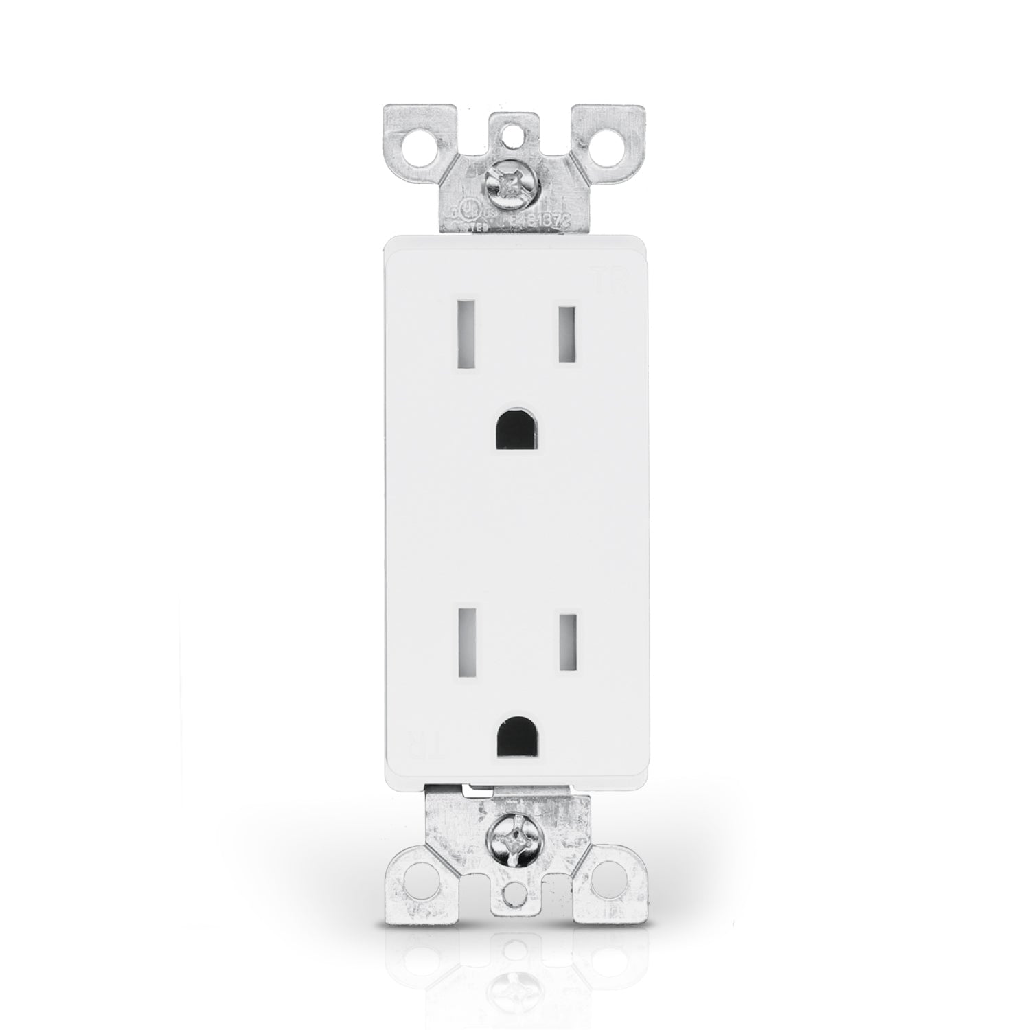 15A Wall Outlet - Residential & Commercial Use, UL/cUL Listed - White