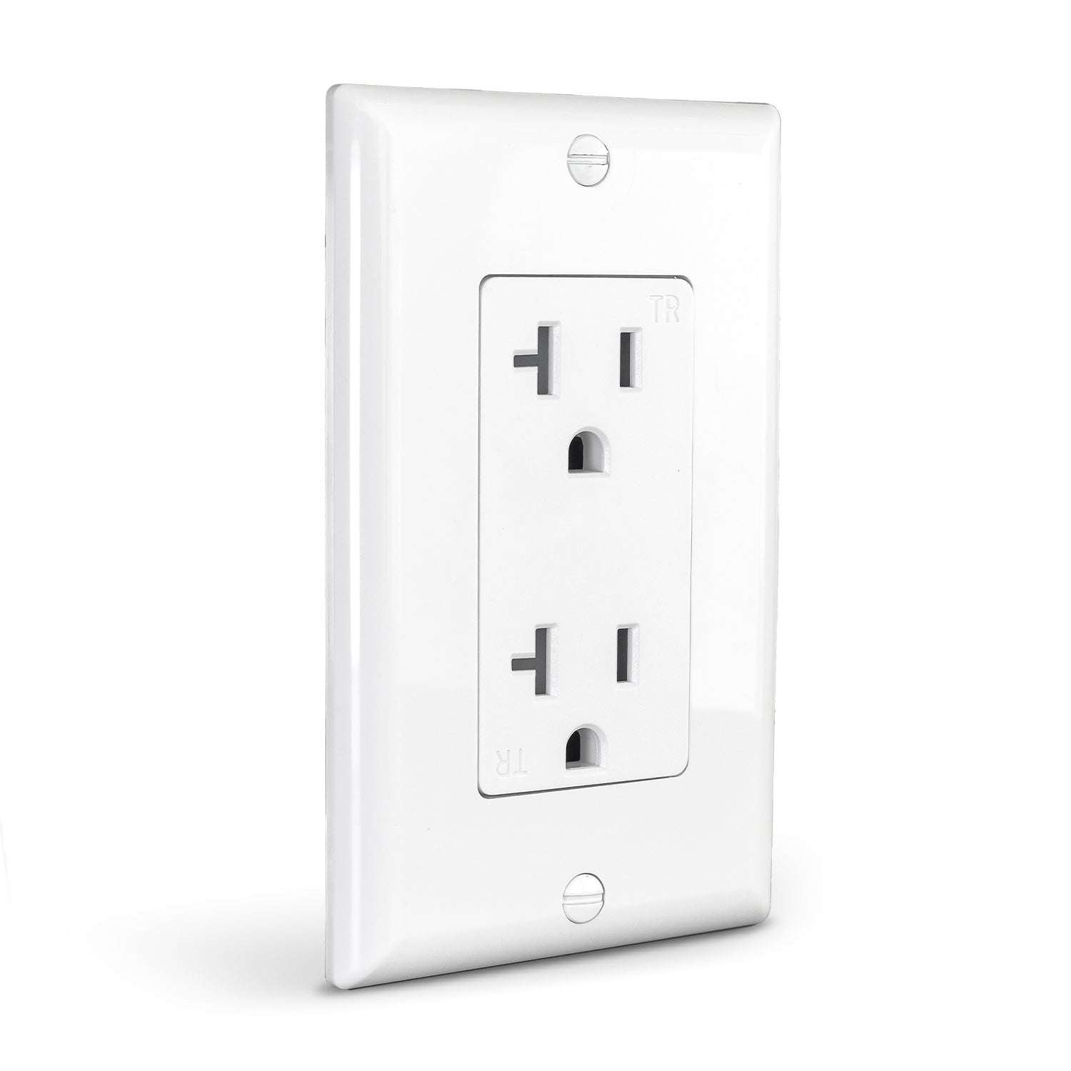 20A Wall Outlet - Residential & Commercial Use, UL/cUL Listed - White