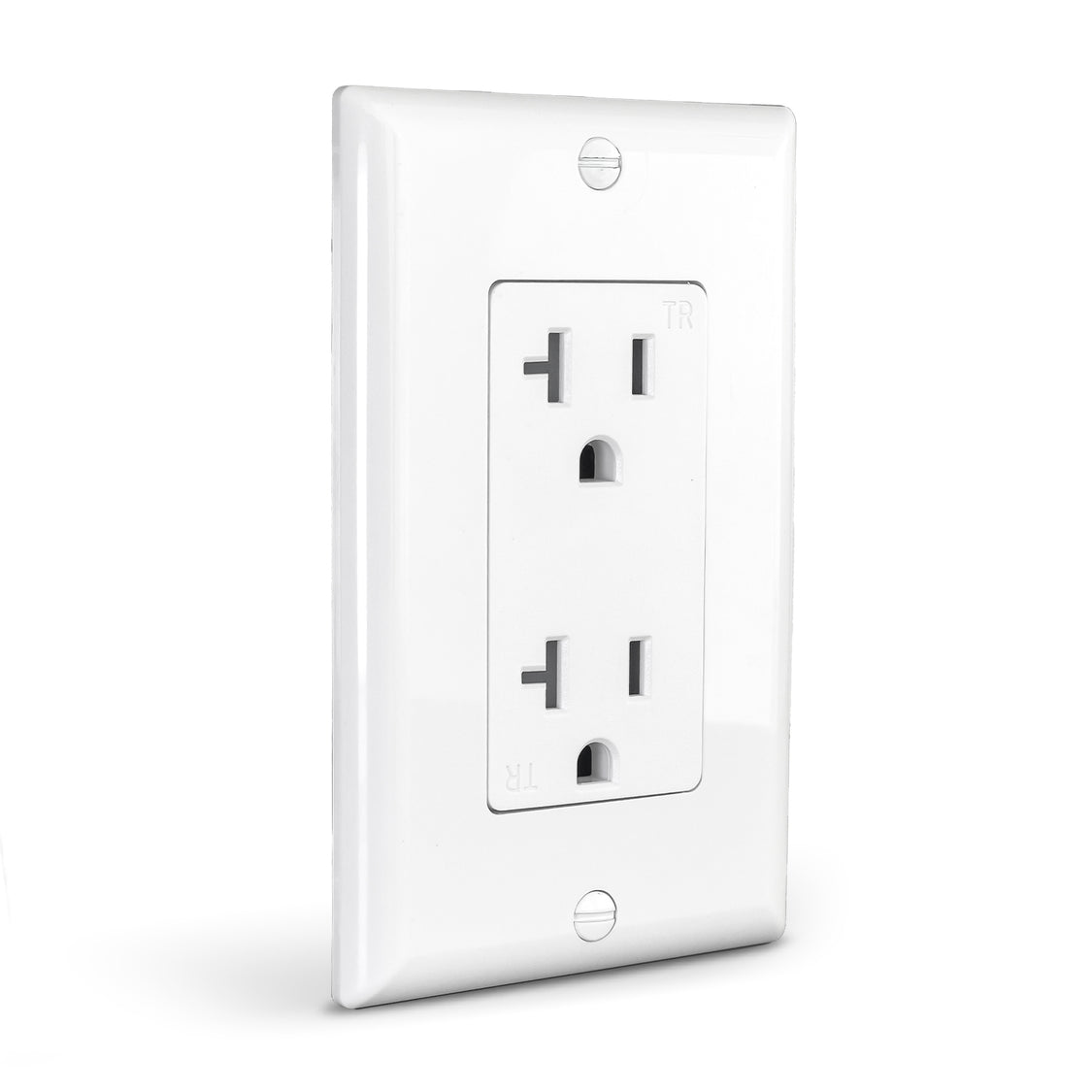 20A Wall Outlet - Residential & Commercial Use, UL/cUL Listed - White