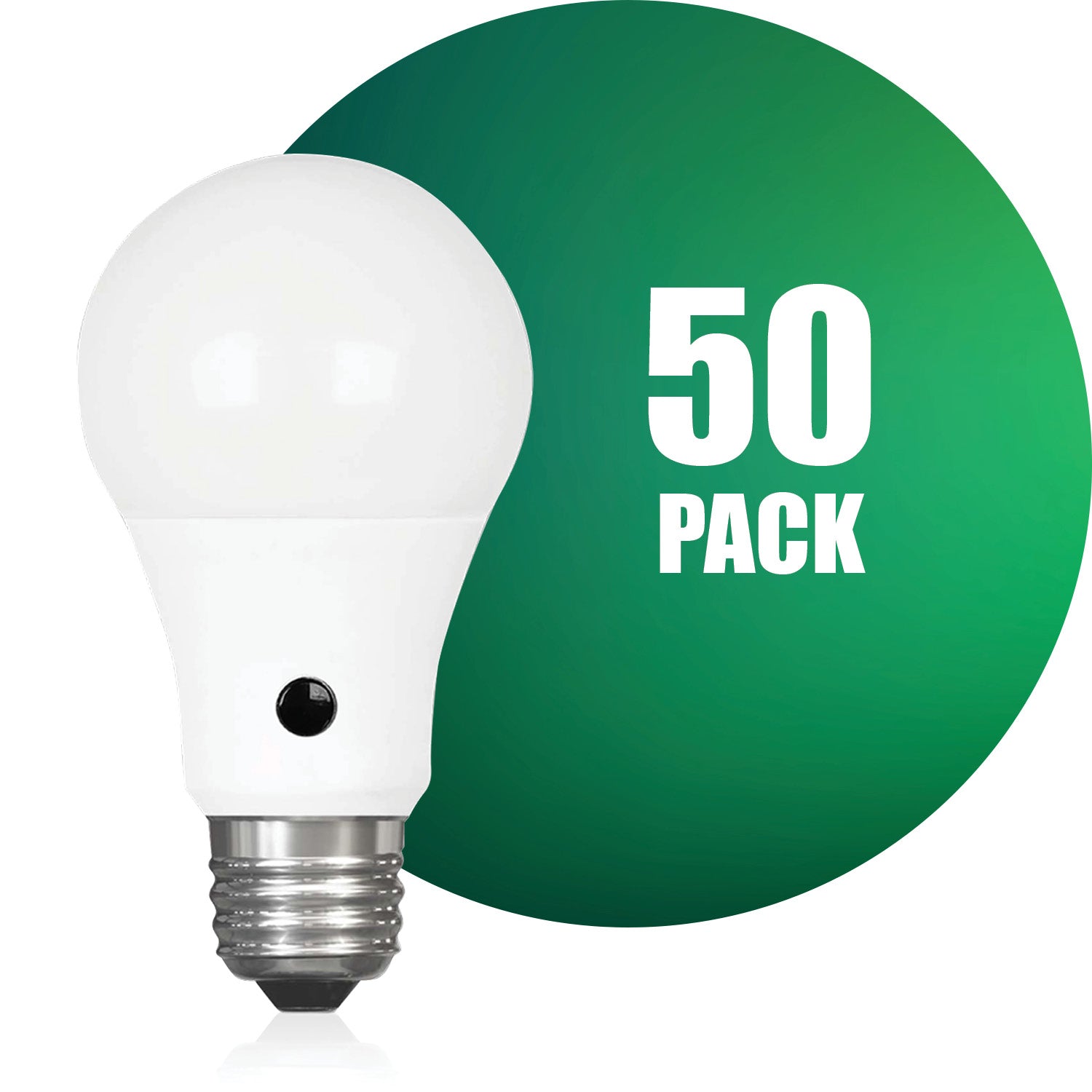 QPlus A19 LED Photocell Light Bulb | A19 Light Bulb | E26 Base