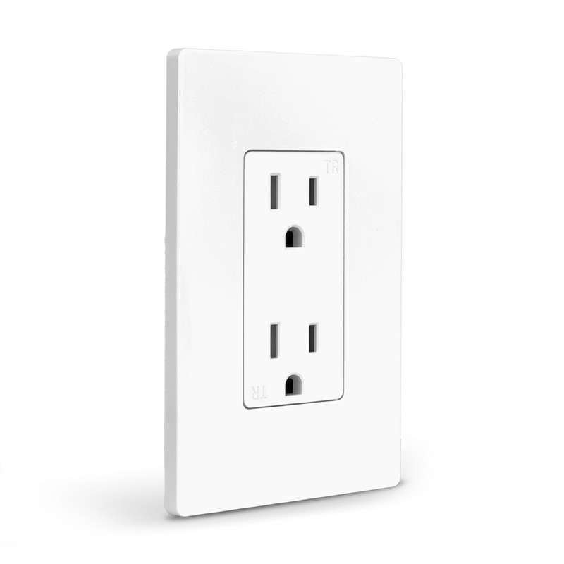 15A Wall Outlet - Residential & Commercial Use, UL/cUL Listed - White
