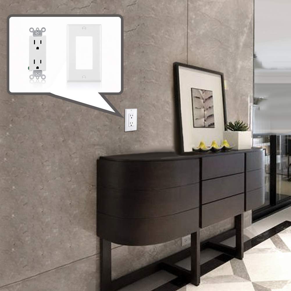 20A Wall Outlet - Residential & Commercial Use, UL/cUL Listed - White